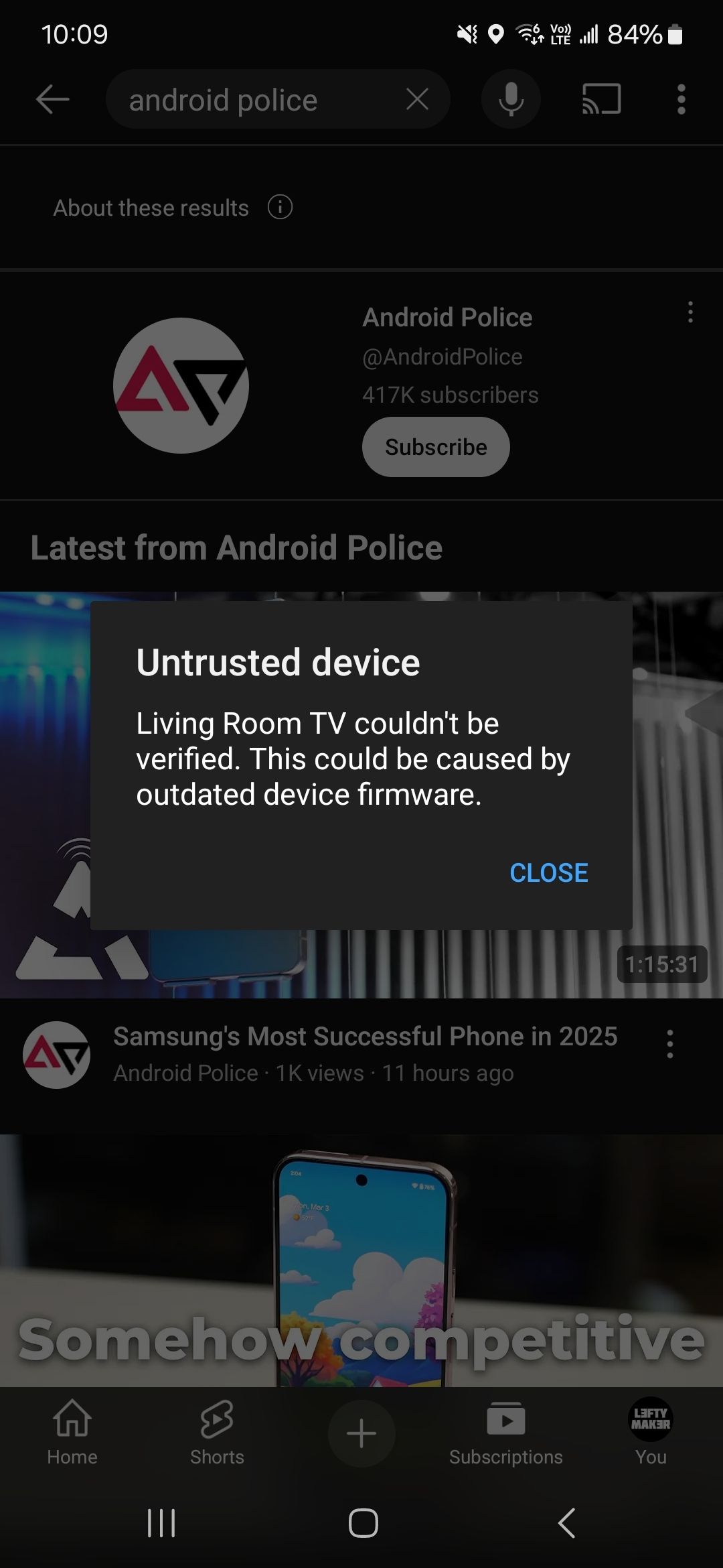 Unable to cast to Chromecast? You're not alone