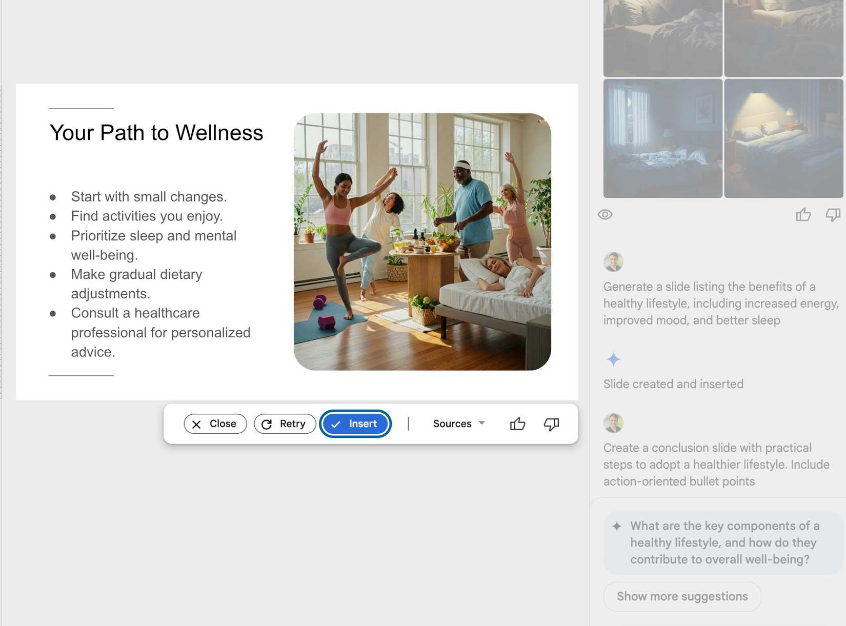 I created an entire presentation using Gemini in Google Slides, here is ...