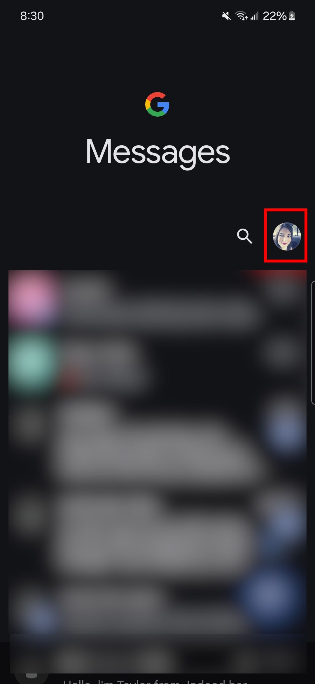 How to react to a text message on your Android phone