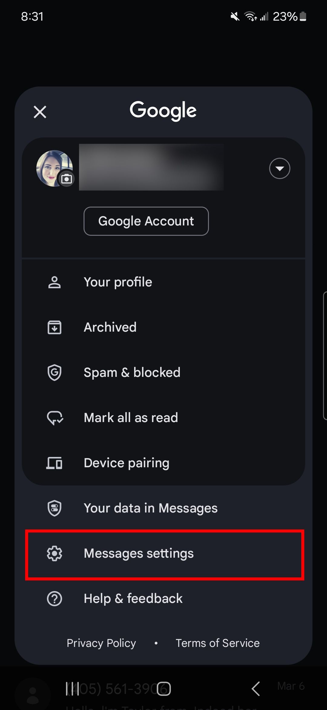 How to react to a text message on your Android phone