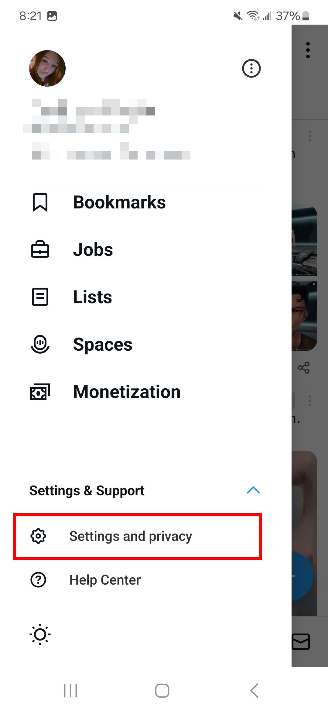 How to disable sensitive content blurring on X