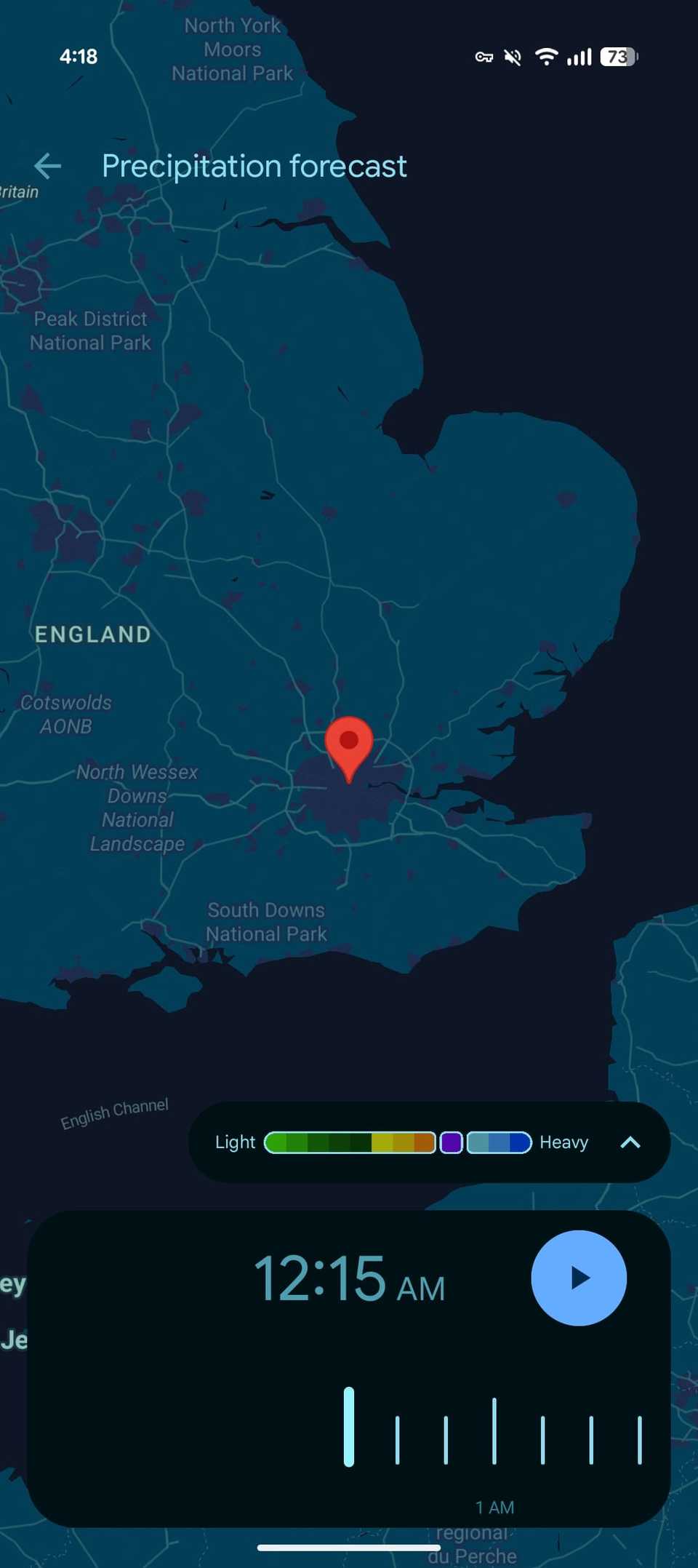 The Pixel Weather app's new floating card fits right in with your screen