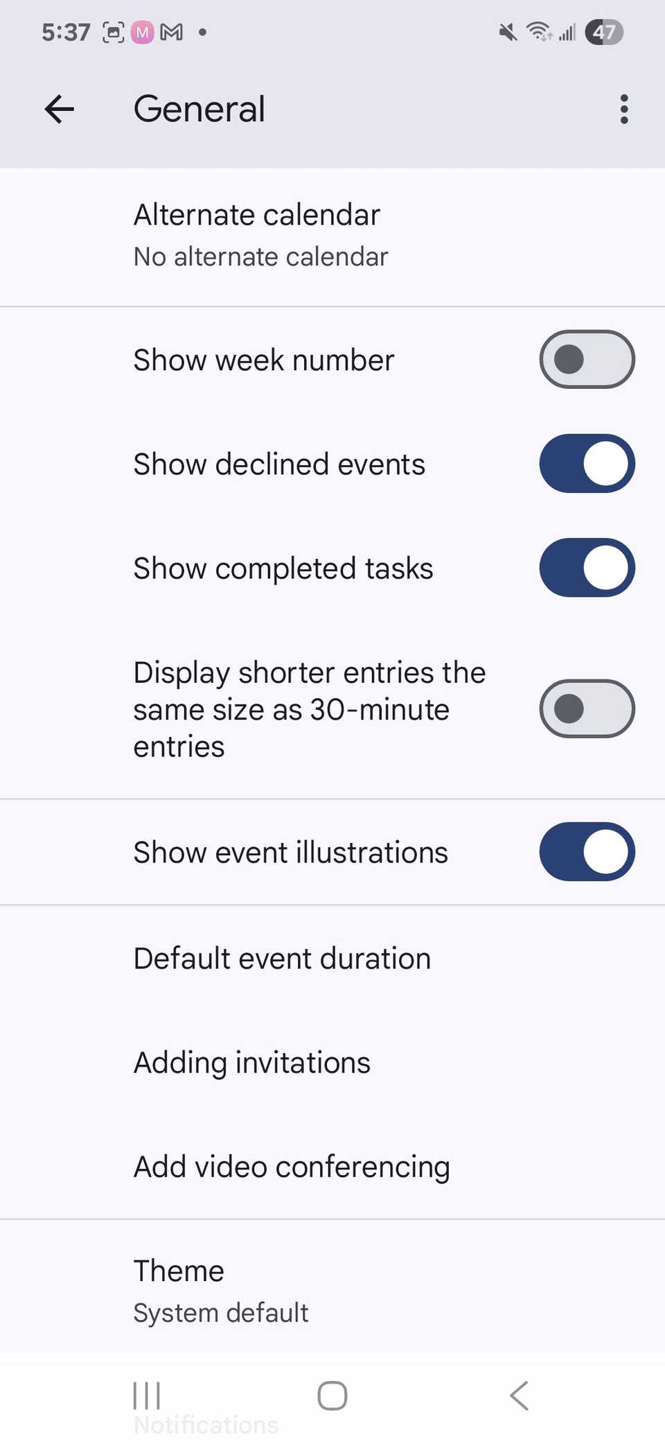 Google Calendar: One week productivity challenge and results