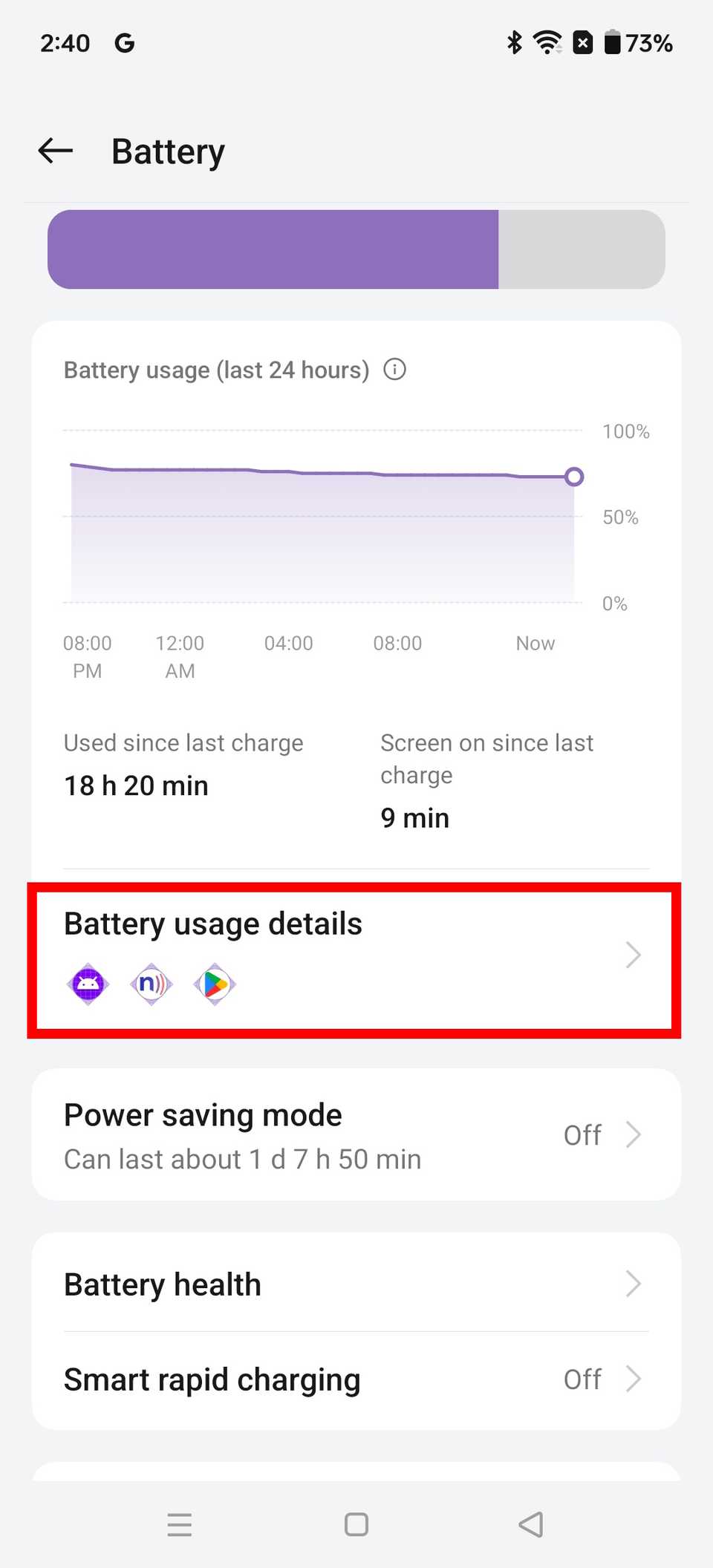 How to check battery capacity on your Android phone