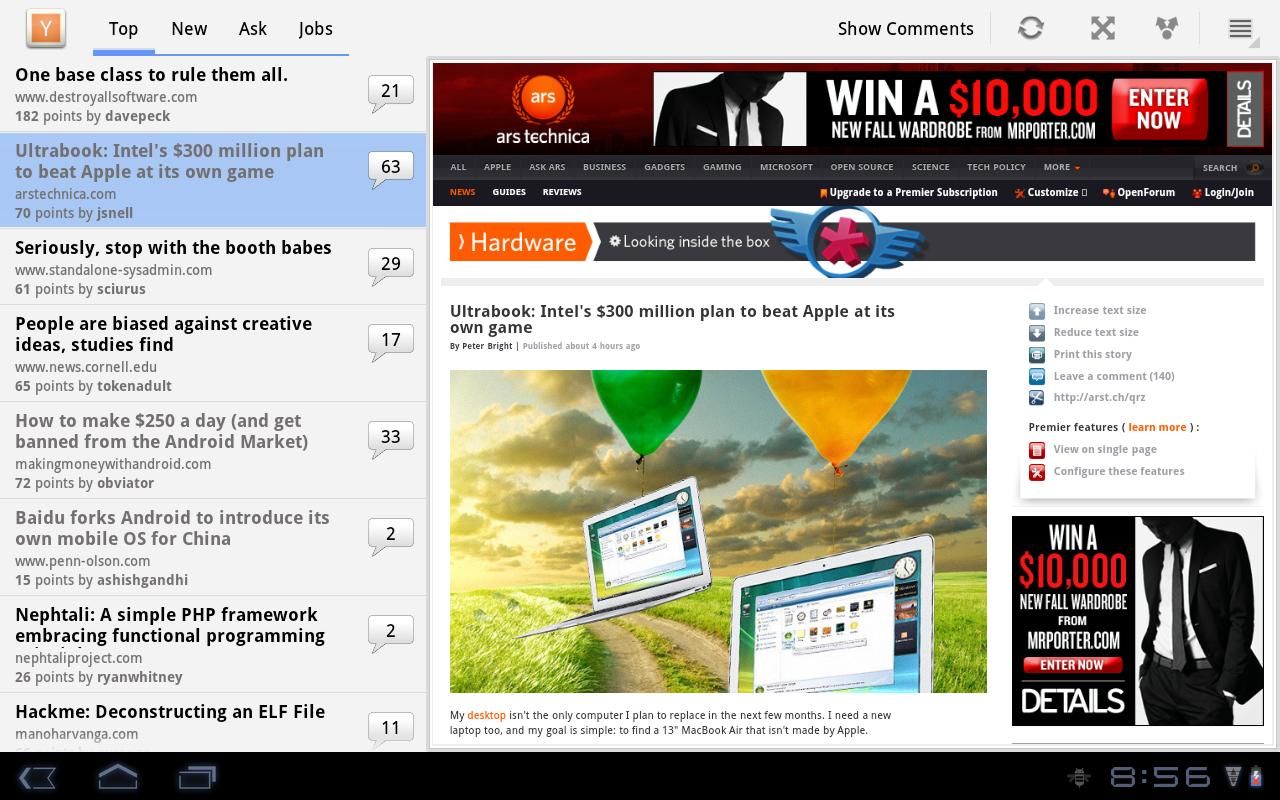 12 Best Android 3.0+ Apps For Honeycomb Tablets From The Last 2 Weeks ...