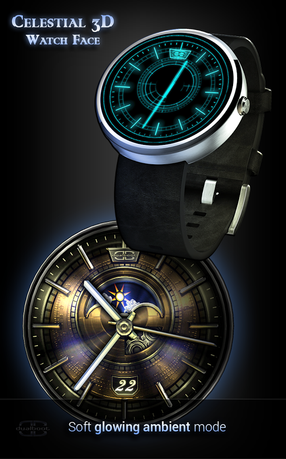 DualBoot Games Awakens To Create This Celestial 3D Watch Face For Wear