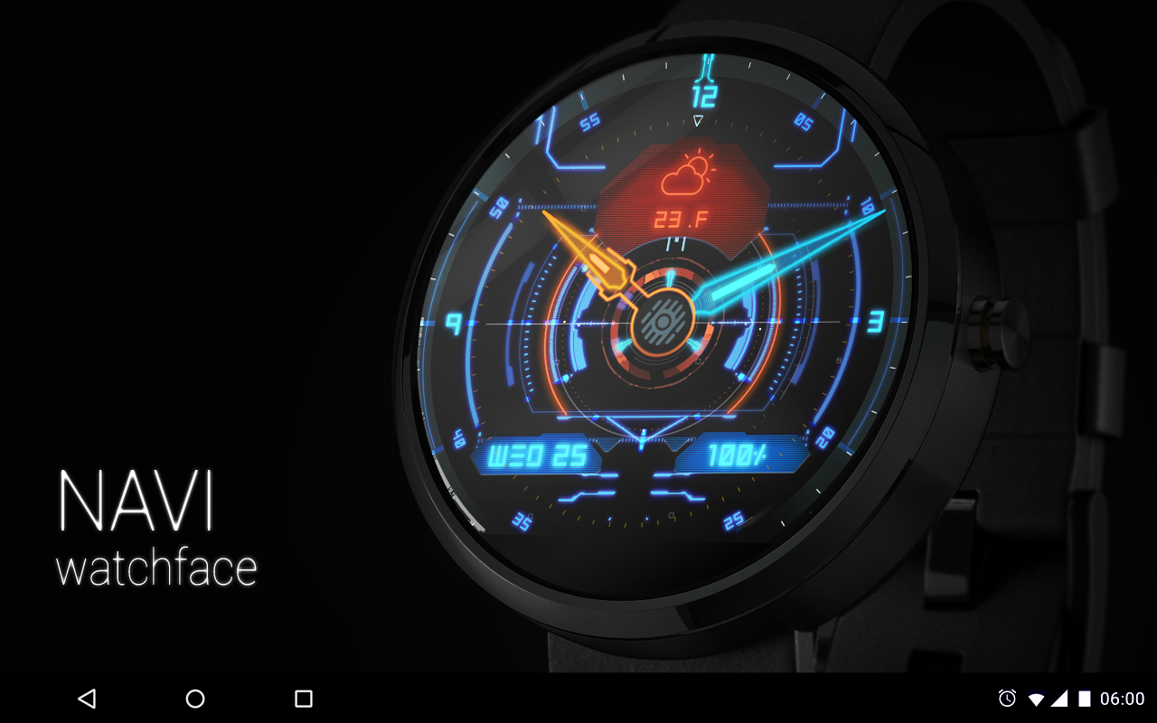 Navi Is A Fully Customizable Neon Colored Watch Face From Tha Phlash
