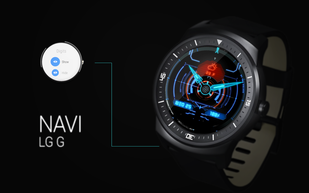 Navi Is A Fully Customizable Neon Colored Watch Face From Tha Phlash
