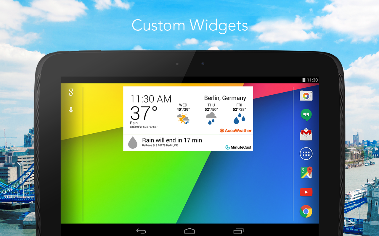 10 Cool Android Weather Apps With Hot Material Design, Clear Simplicity ...