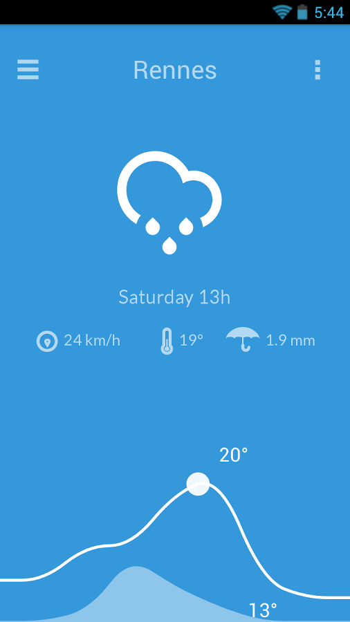 10 Cool Android Weather Apps With Hot Material Design, Clear Simplicity ...