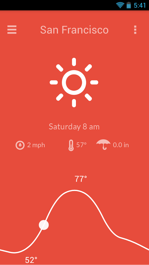 10 Cool Android Weather Apps With Hot Material Design, Clear Simplicity ...