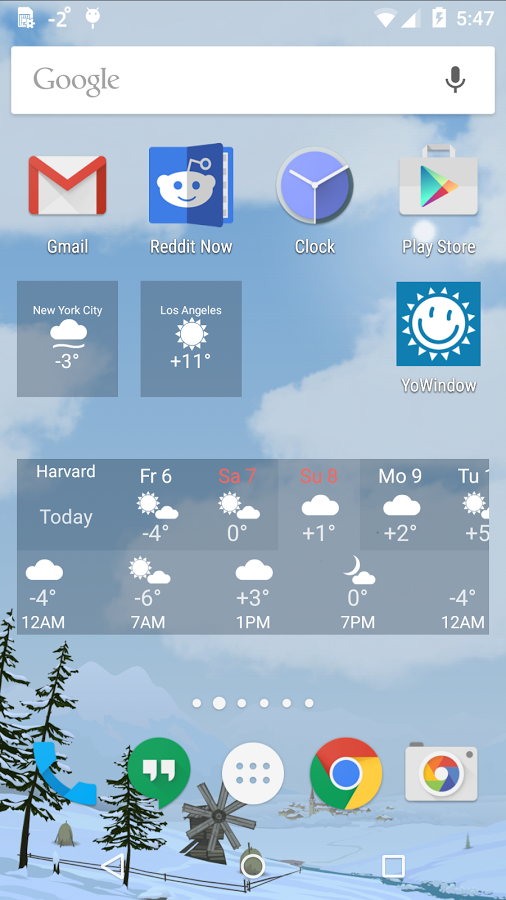 10 Cool Android Weather Apps With Hot Material Design, Clear Simplicity ...