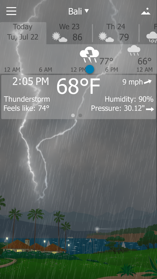 10 Cool Android Weather Apps With Hot Material Design, Clear Simplicity ...