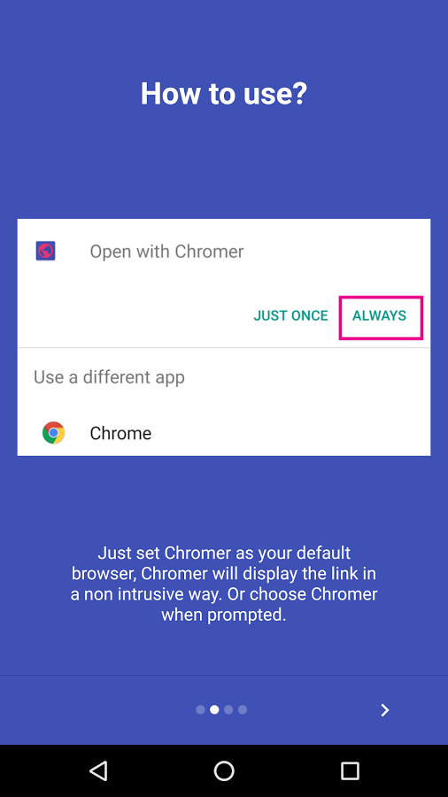 Chromer Opens All Of Your Links In A Chrome Custom Tab