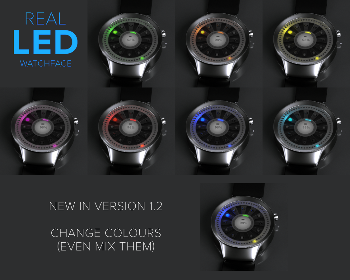 Real LED Watchface Lights Up Your Wrist And Looks Amazing