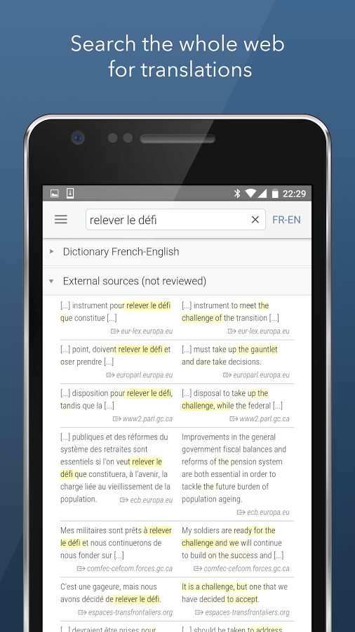 Linguee's Multilingual Dictionary Comes To The Play Store With A Well ...