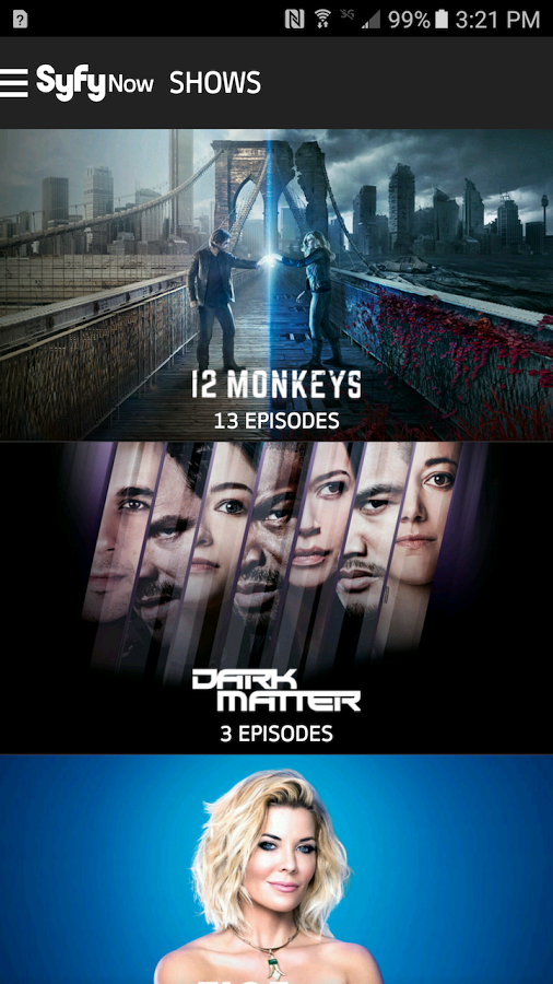 Bravo Now and SyFy Now let you stream full episodes of the two channels ...