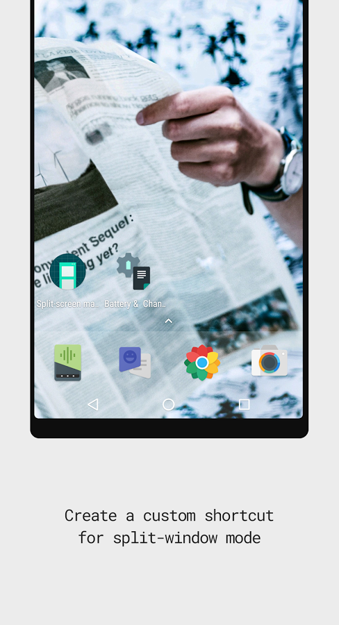 Split-Screen Creator makes a shortcut to instantly launch two apps in multi-window mode