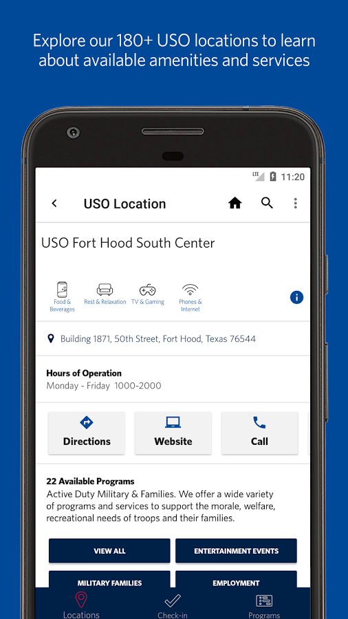 The USO gets a well-designed Android application