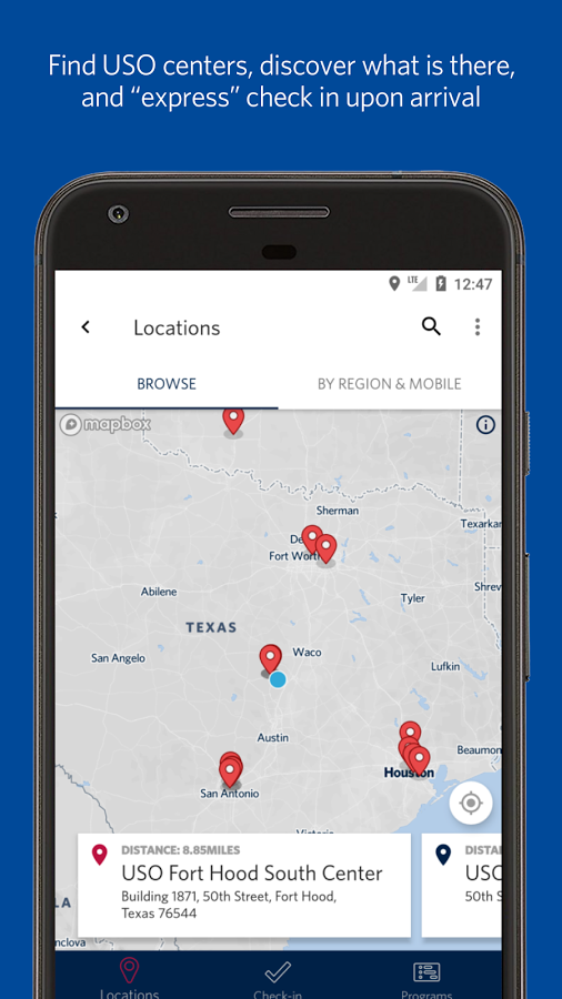 The USO gets a well-designed Android application