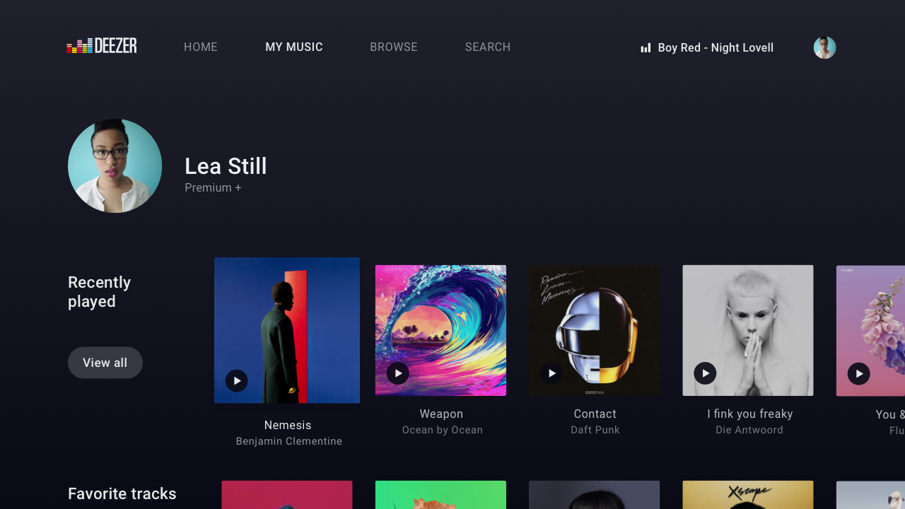 Deezer releases a native app for Android TV