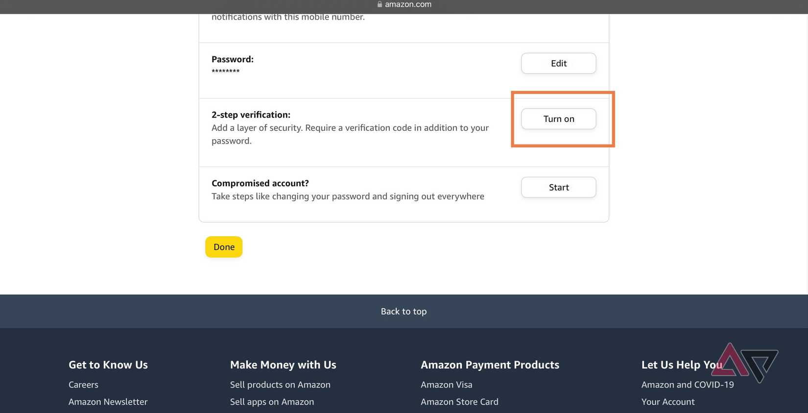 How to protect your Amazon account by setting up 2FA