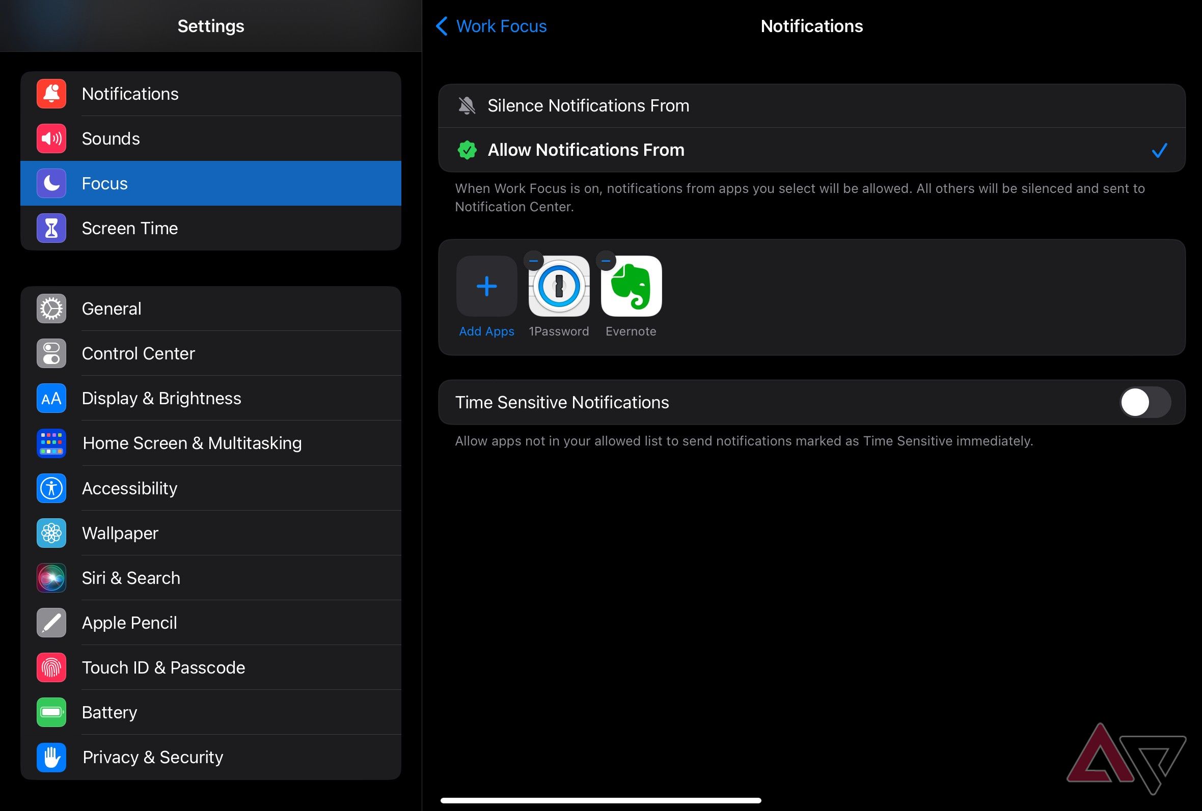 How to use Focus modes on iOS