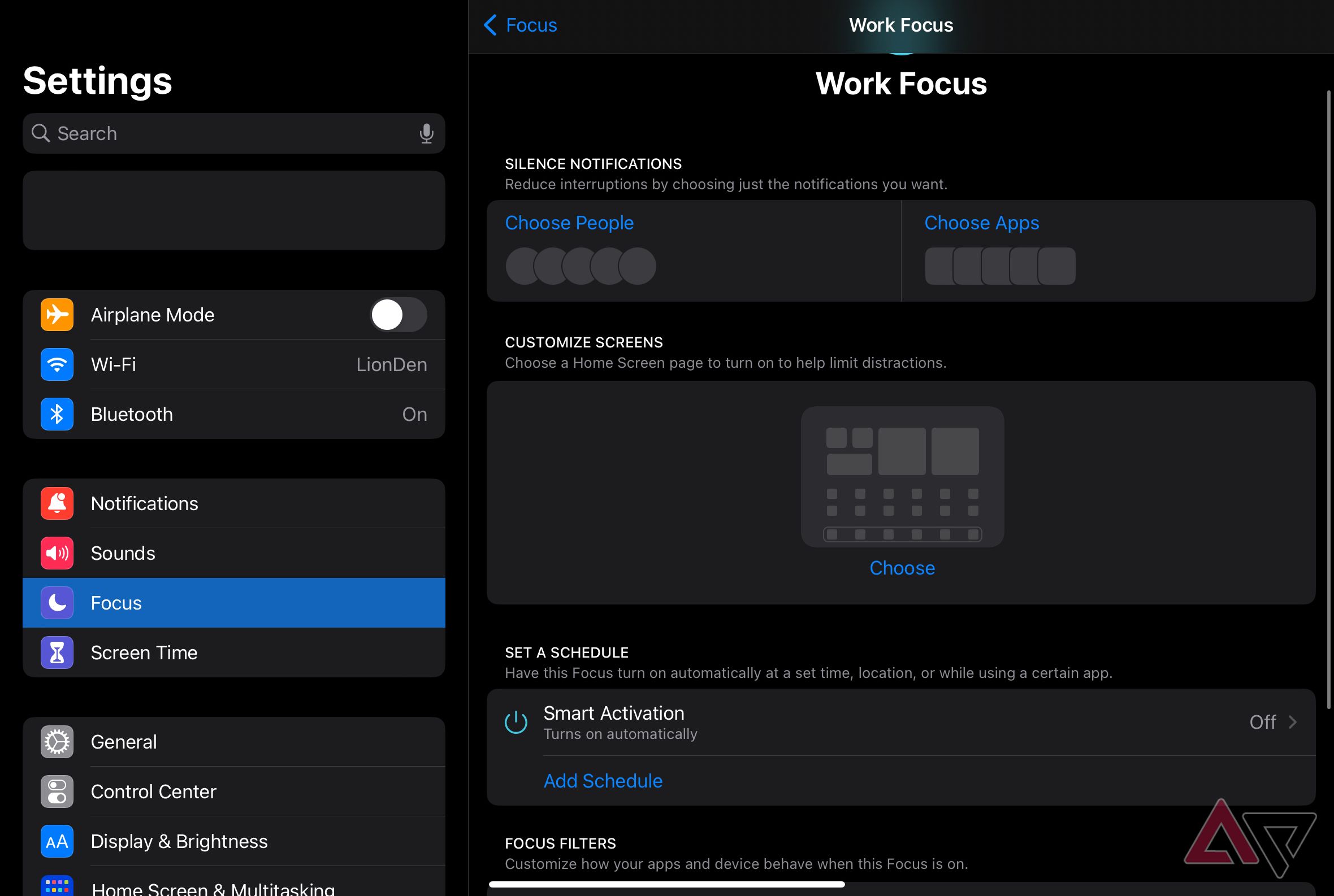 How to use Focus modes on iOS
