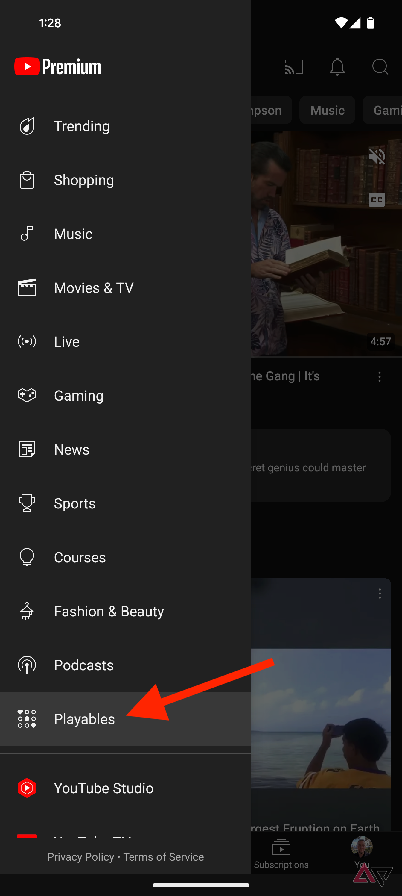 YouTube's streaming games are widely available on mobile and desktop